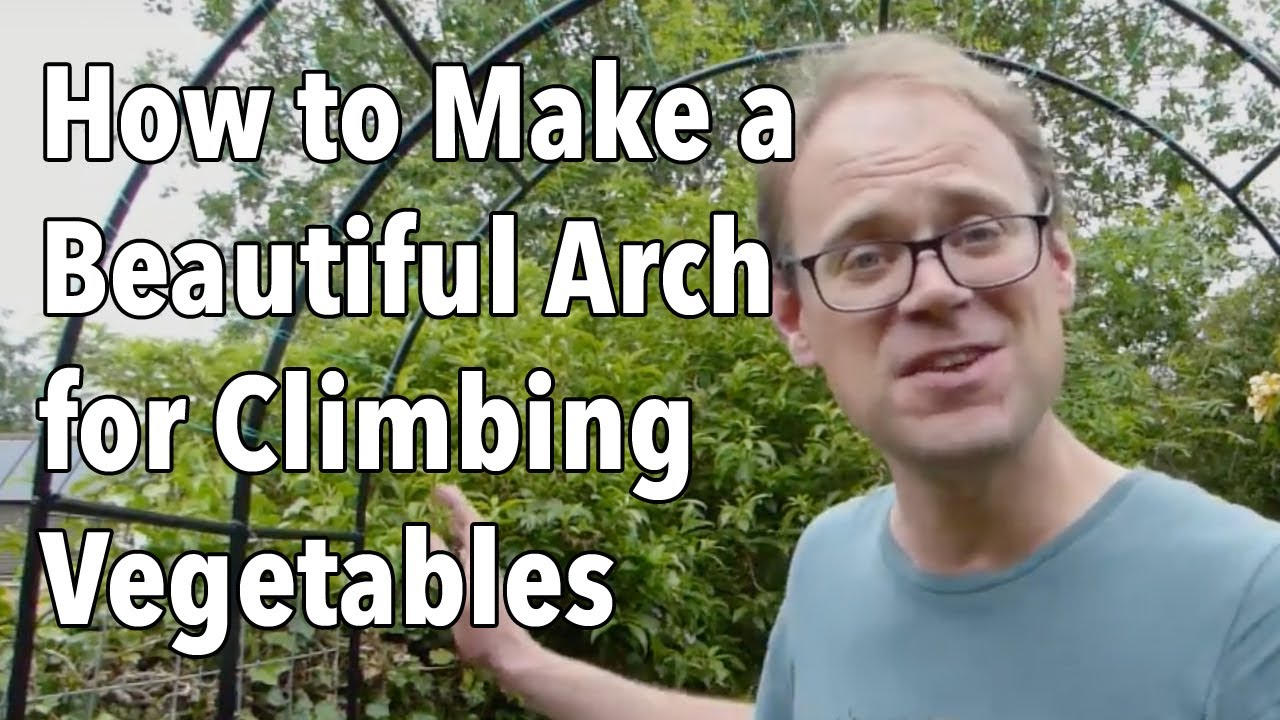 How to Make a Beautiful Arch for Climbing Vegetables | Almanac.com